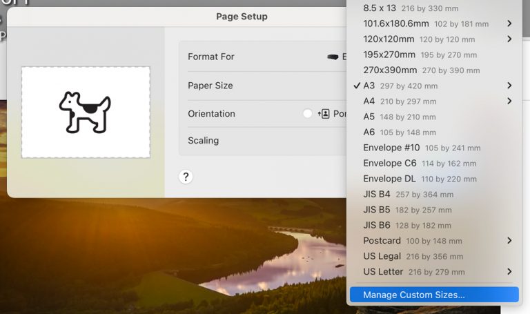 How to Set Up the Epson XP-970 to Print Custom Page Sizes